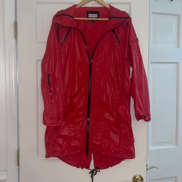 Hunter | Jackets & Coats | Oversized Cozy Rain Jacket | Poshmark